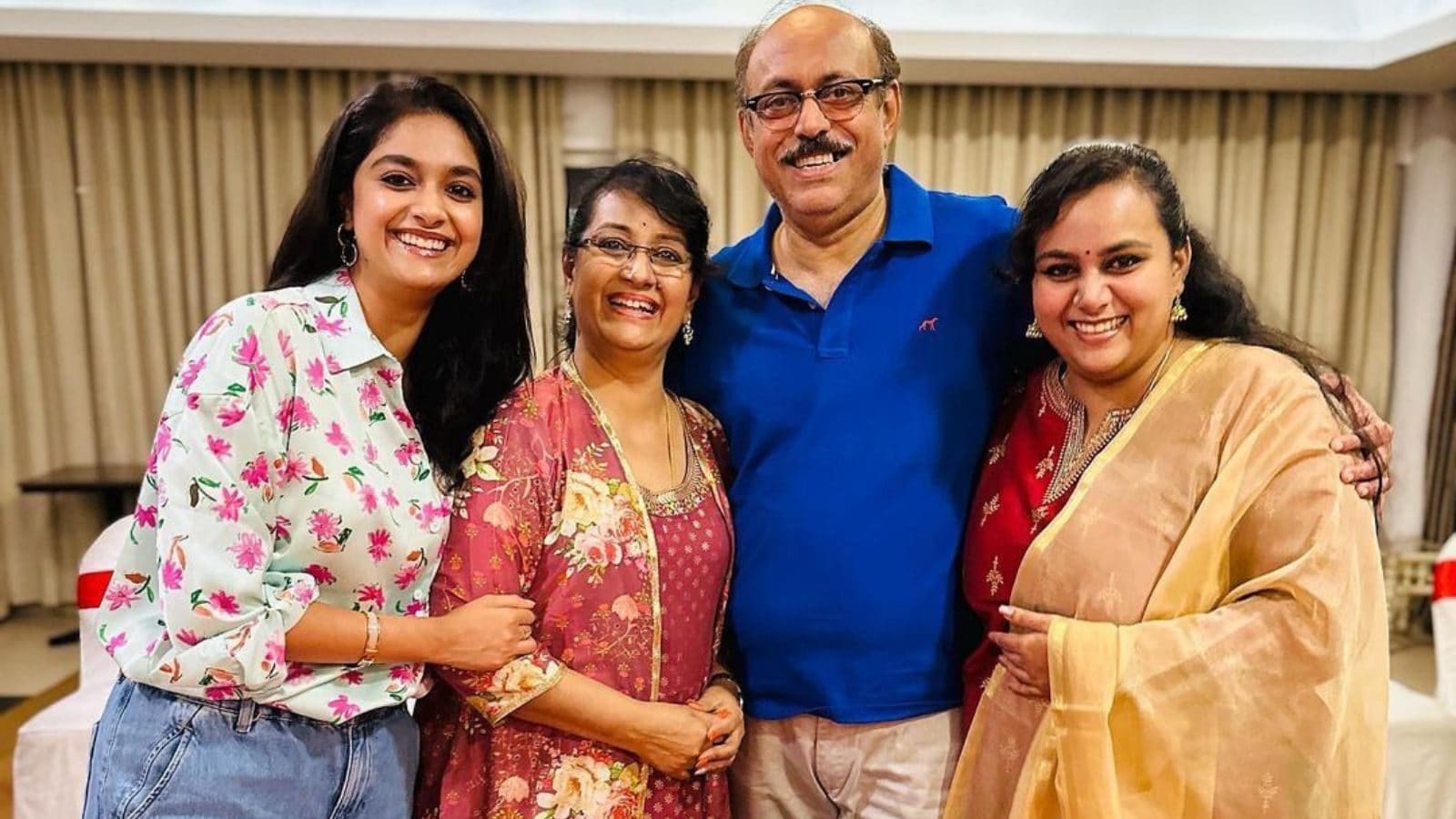 Keerthy Suresh: பெற்றோர் பிறந்தநாளை சிறப்பாகக் கொண்டாடிய கீர்த்தி ...