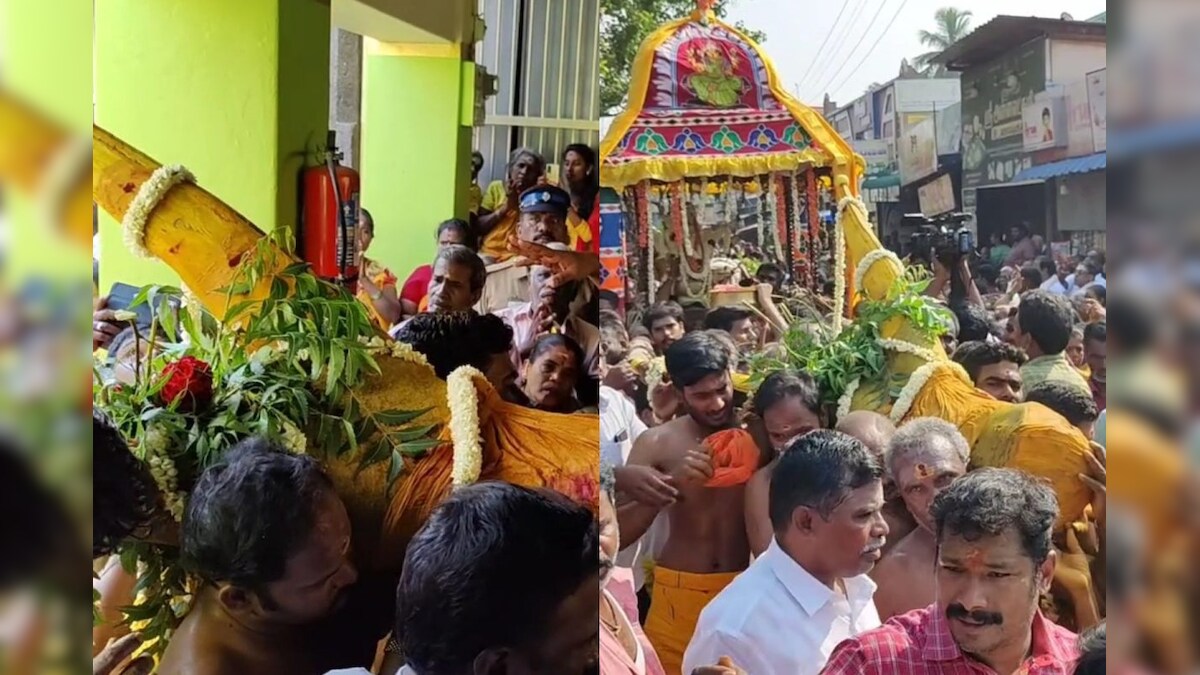 Theni Veerapandi Kaumariamman Temple | Veerapandi: Chitra festival flag ...
