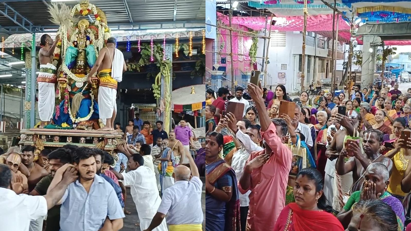 செங்கல்பட்டு நரசிம்ம பெருமாள் கோயிலில் கருட சேவை உற்சவம்.. திரளான ...