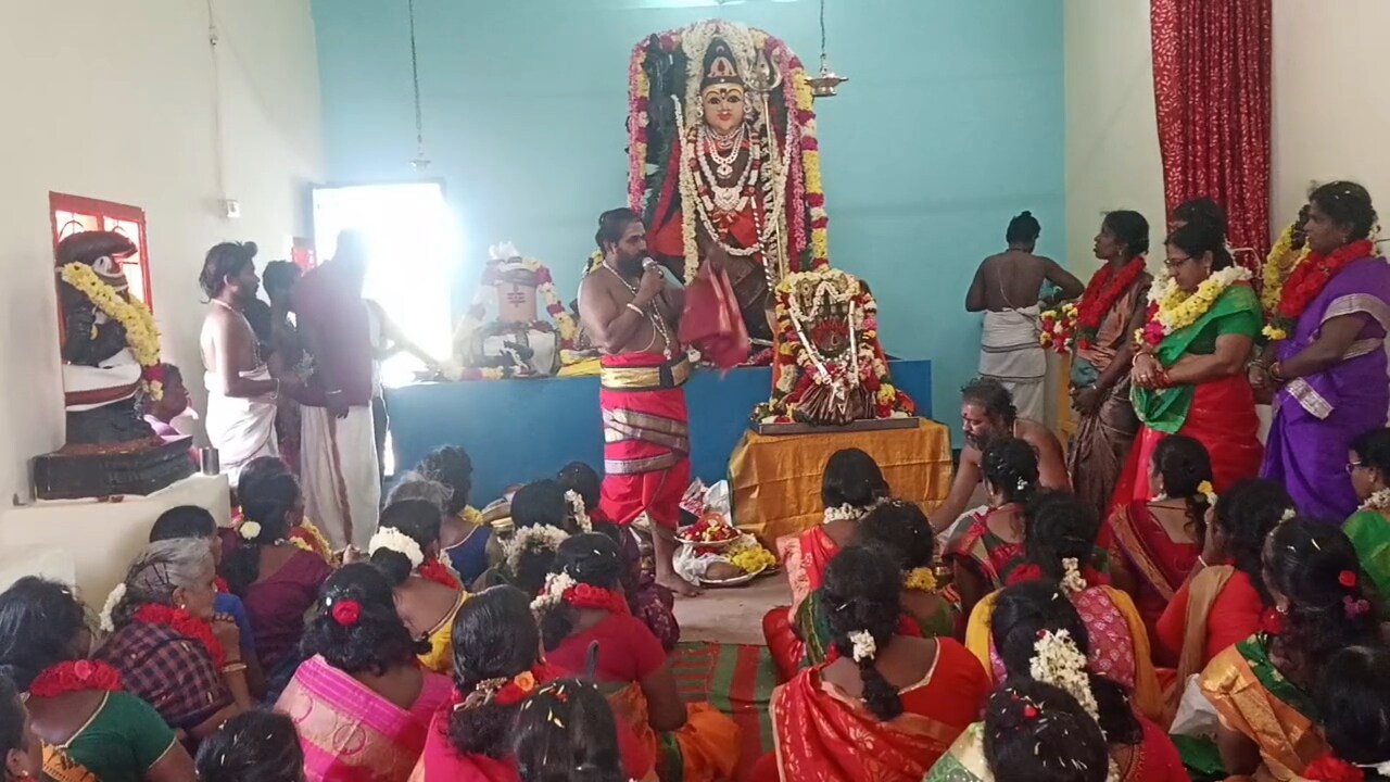 chengalpattu district news : 108 Sumangali Poojai at badrakaliamman Temple mudichur near ...