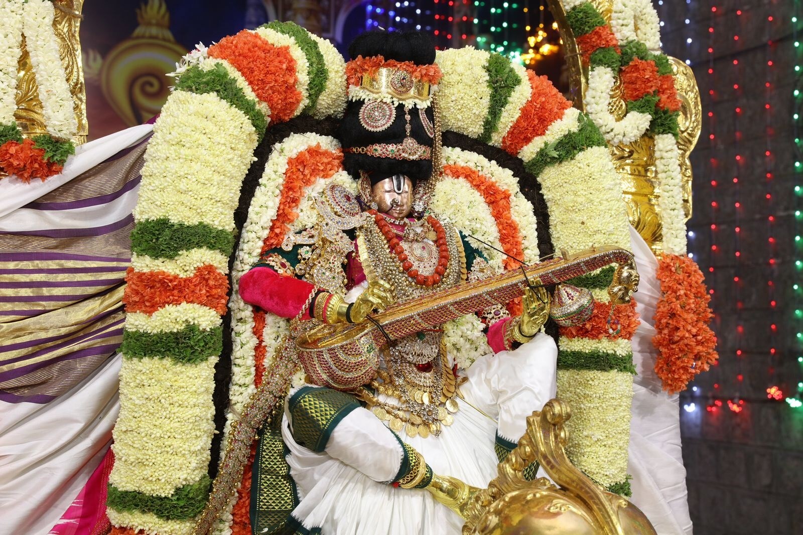 Navratri Brahmotsavam in Tirupati is the 3rd day today Sima vaganam ...