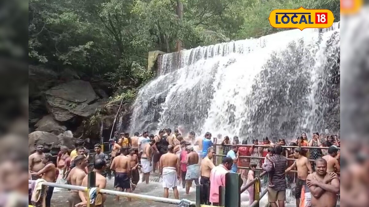 theni district news : Details about the water flow in Suruli Falls ...
