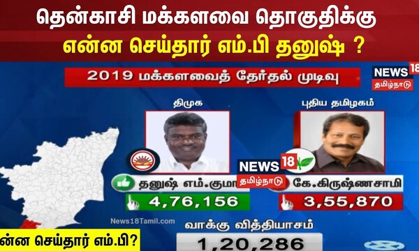 என்ன செய்தார் எம்.பி? | தென்காசி மக்களவை தொகுதி- எம்.பி தனுஷ் | Tenkasi ...