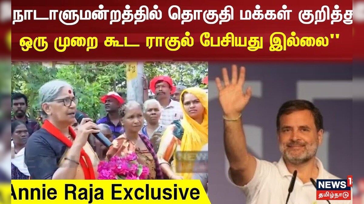 Annie Raja Exclusive | நாடாளுமன்றத்தில் தொகுதி மக்கள் குறித்து ஒரு முறை ...