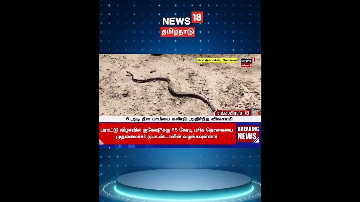 Rare Snake | விவசாயின் தோட்டத்தில் சிக்கிய அரியவகை பாம்பு | Pollachi | Kovai | N18S | தமிழ்நாடு ...