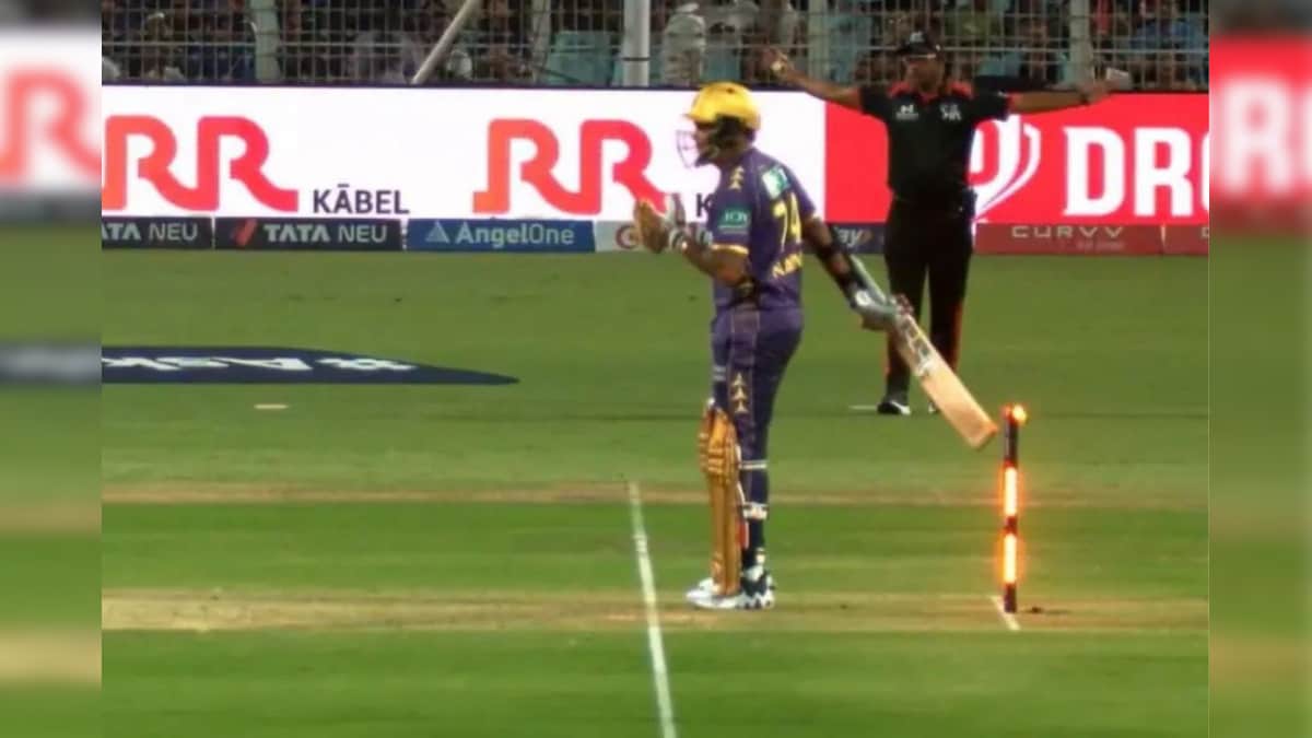 IPL 2025 : ஸ்டெம்ப்பை பேட்டால் தட்டிய சுனில் நரைன்.. அவுட் தராததால் முதல் போட்டியிலேயே வெடித்தது ...