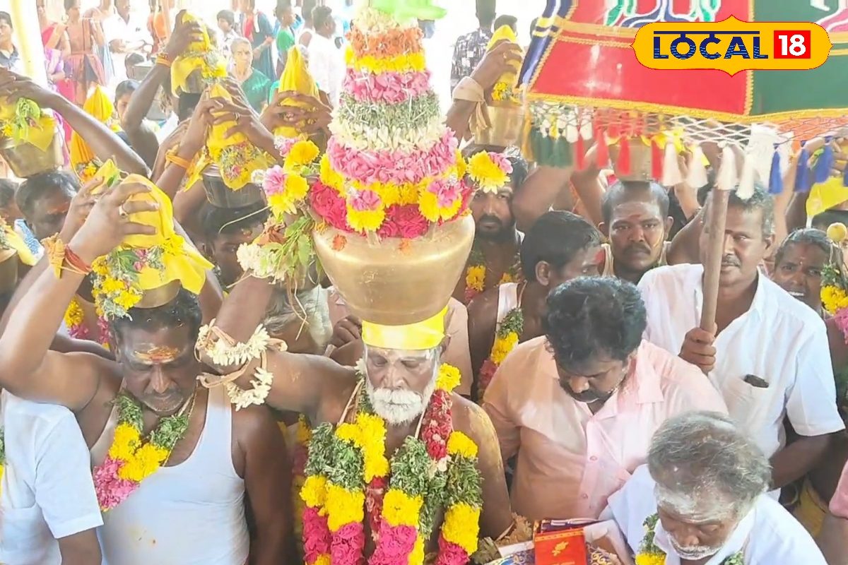 Devotees fulfill vows at Muthumariamman Temple's Mulaippari festival in ...