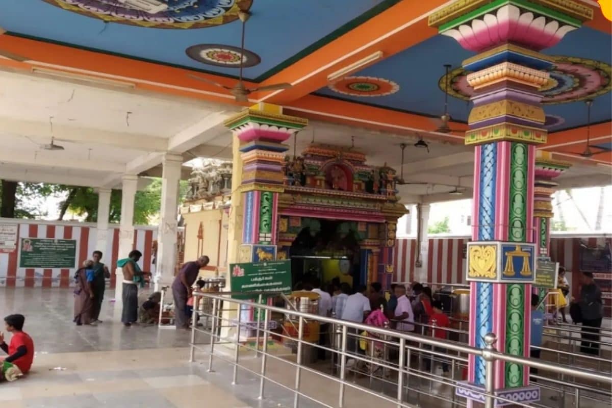 Kuchanur temple in Theni district features Saneeswarar as the main ...