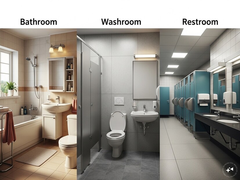 Bathroom vs Washroom vs Restroom.. இவைகளில் உள்ள வித்தியாசம் என்ன? 99% ...