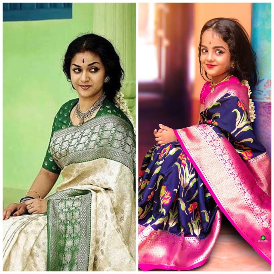 మహానటి వేషంలో సోషల్ మీడియాను షేక్ చేస్తోన్న బుజ్జాయి.. – News18 తెలుగు