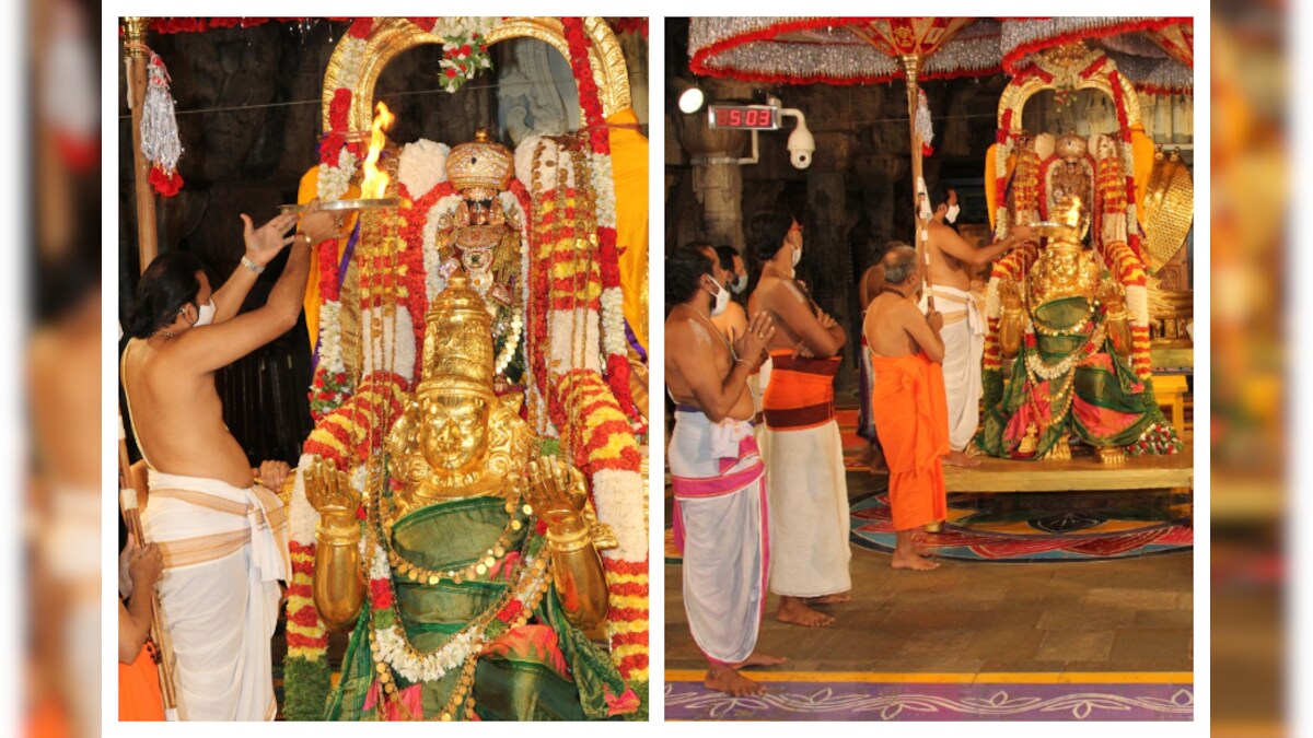 Tirumala Garuda Seva | తిరుమ‌ల శ్రీ‌వారి ఆల‌యంలో శ్రావ‌ణ‌ పౌర్ణమి ...