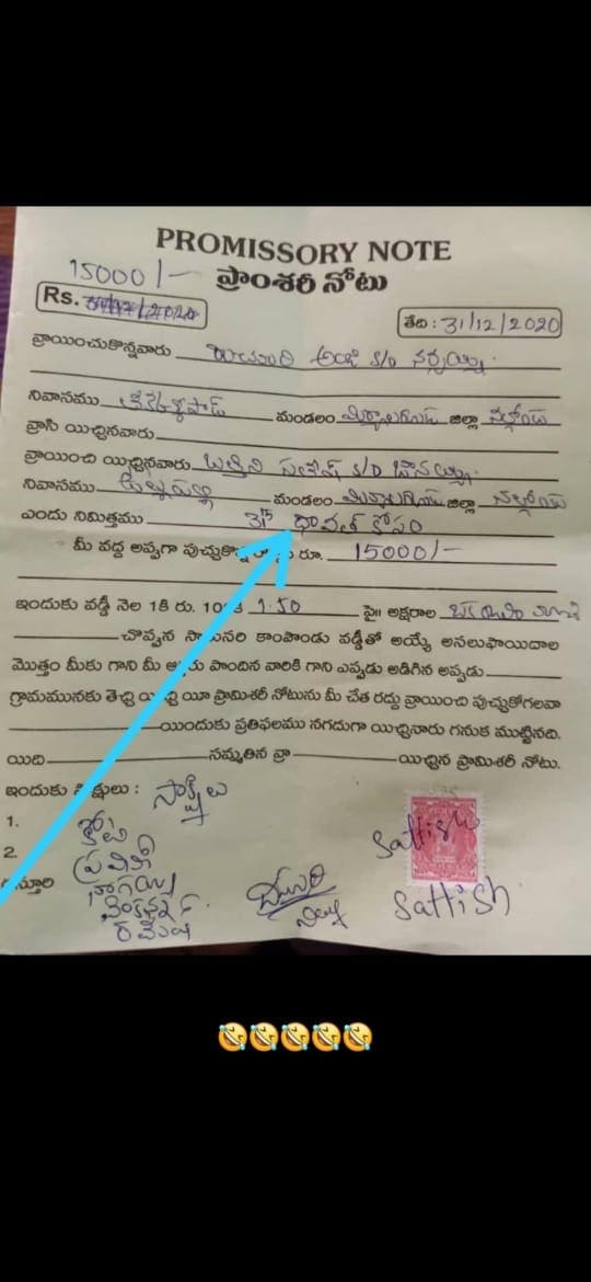 Happy New Year 2021: న్యూఇయర్ పార్టీకి ఇదేం అప్పురా బాబూ... ప్రామిసరీ ...