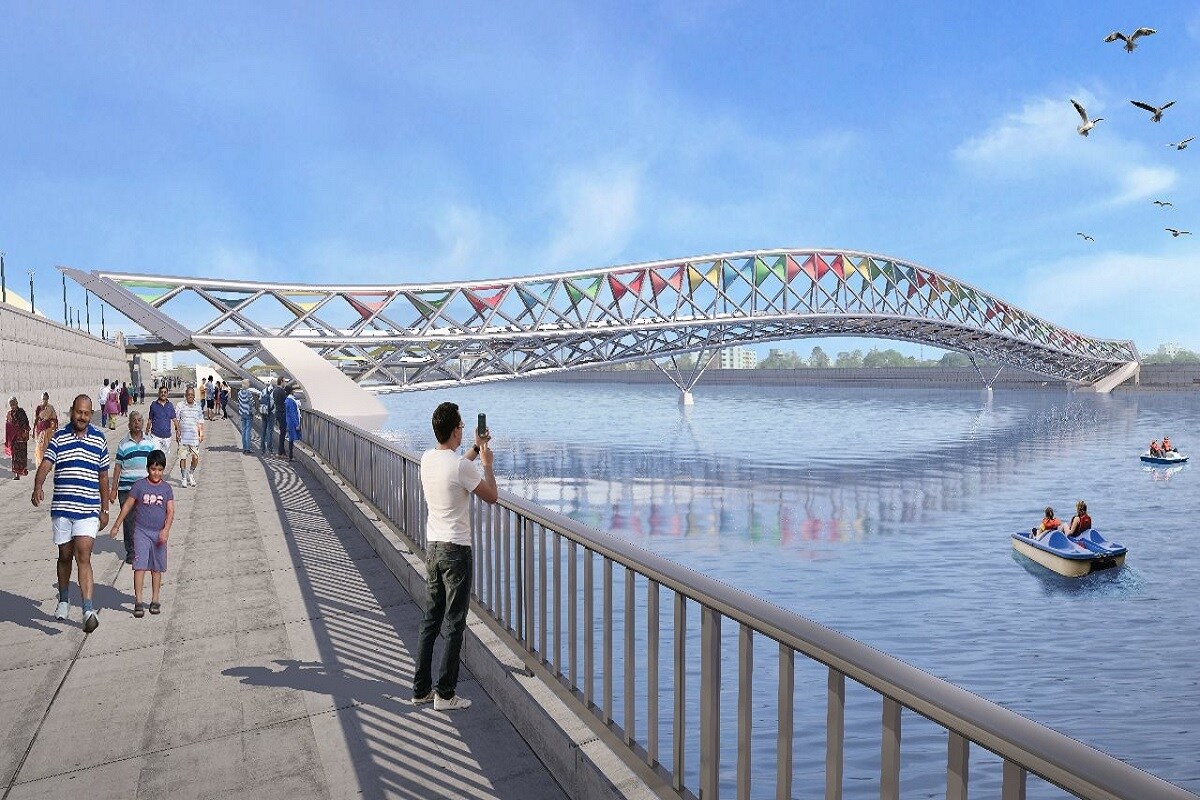 Unique foot over bridge: ఈ అద్భుత ఫుట్ ఓవర్ బ్రిడ్జి ఎక్కడ రాబోతోందో ...