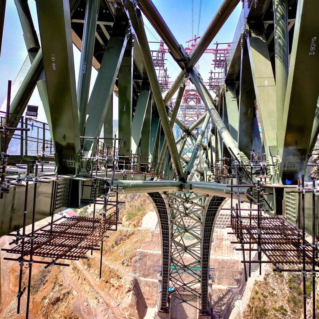 Chenab Arch Bridge: ప్రపంచంలోనే ఎత్తయిన వంతెనగా చీనాబ్ ఆర్చ్ బ్రిడ్జి ...