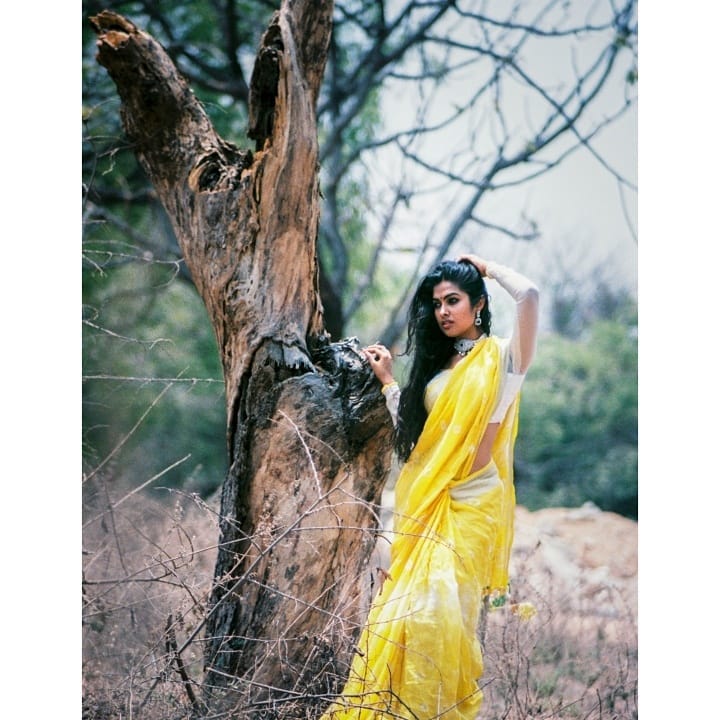 వంకాయ రంగు చీరలో మెరిసిపోతున్న తెలుగందం దివి.. – News18 తెలుగు