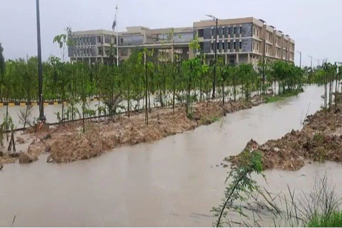 Sircilla collectorate inundated which is inaugurated recently by cm ...