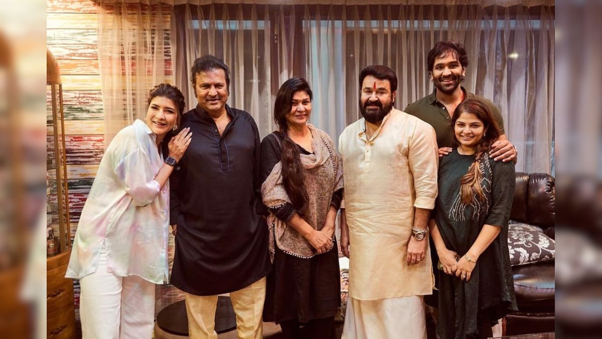 Mohan Babu - Mohanlal: మోహన్‌ బాబు కుటుంబంతో మోహన్‌లాల్.. వైరల్ ...