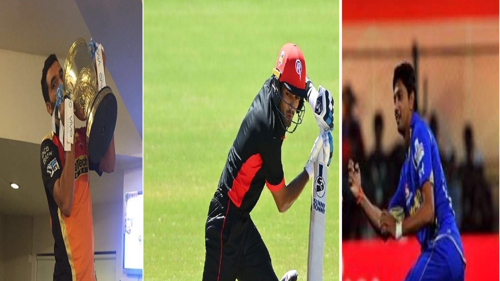 IPL Three youg players Unmukt Chand Bipul Sharma and Siddharth Trivedi ...