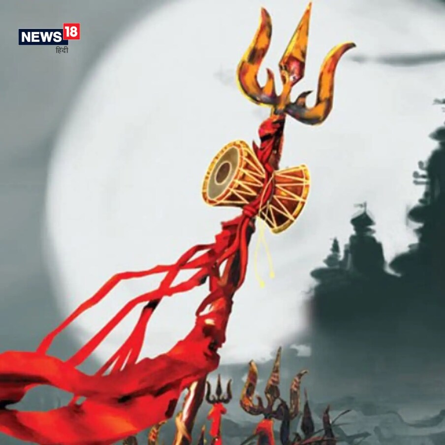 what lord shiva dhamaruka, trishul, tripund represents/శివుని త్రిశూలం ...