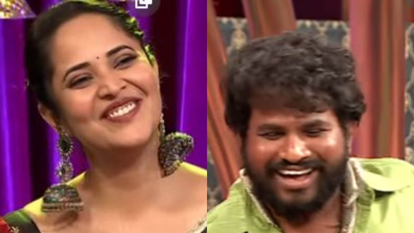 Anasuya - Hyper Aadi: యాంకర్ అనసూయ గాలి తీసేసిన హైపర్ ఆది.. అవ్వలా ఉన్నావ్ అంటూ.. | Jabardasth ...