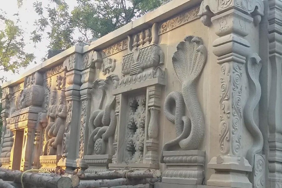 Nagoba temple moderation by Telangana new architecture will be built ...