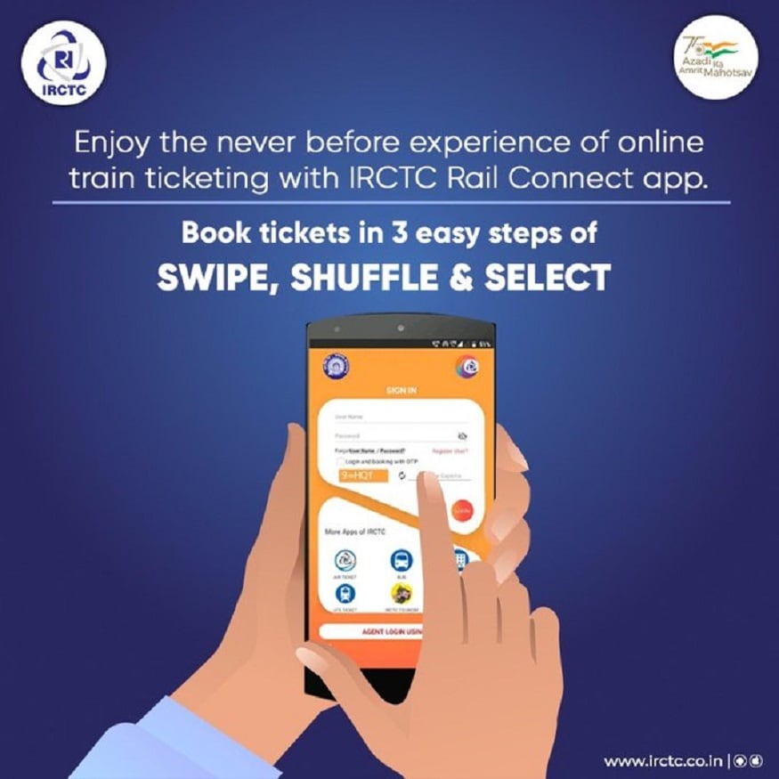 IRCTC App: ఐఆర్‌సీటీసీ రైల్ కనెక్ట్ యాప్‌లో కొత్త ఫీచర్స్... ఇలా ...