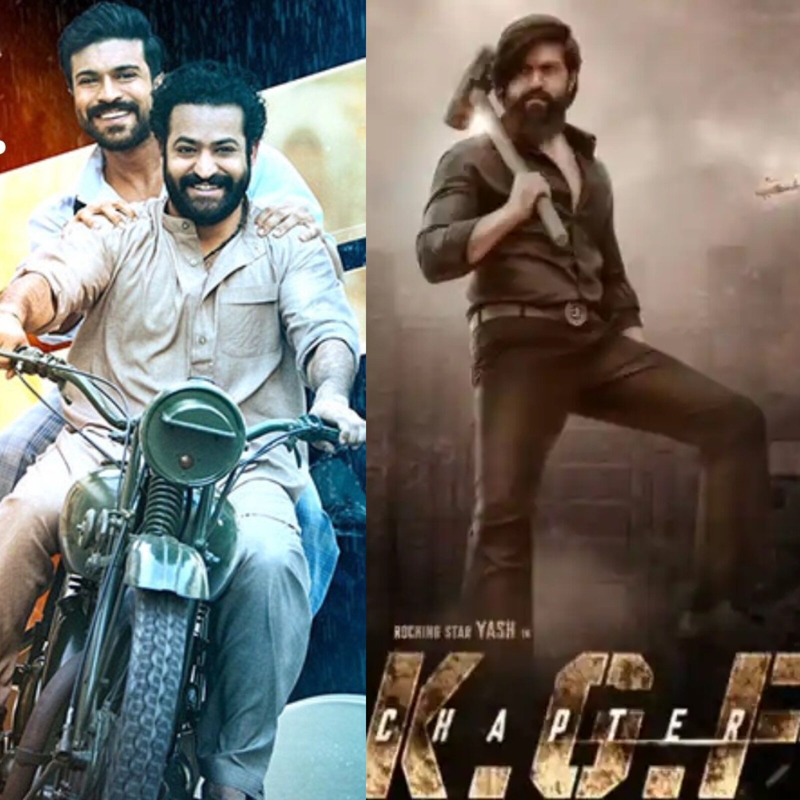 KGF 2 - RRR : బాలీవుడ్‌లో ఆర్ఆర్ఆర్ రికార్డులు బద్దలు కొట్టిన కేజీఎఫ్ 2.. సౌత్ డబ్బింగ్ ...