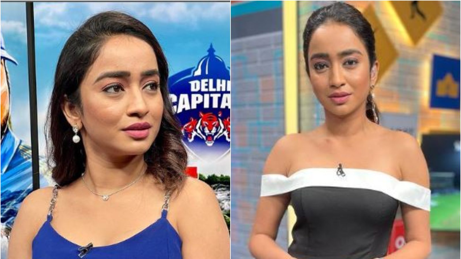 Vindhya Vishaka : బ్లూ కలర్ డ్రెస్సులో వింధ్య పరువాల విందు.. ఐపీఎల్ లో తెలుగమ్మాయి మెరుపులు ...