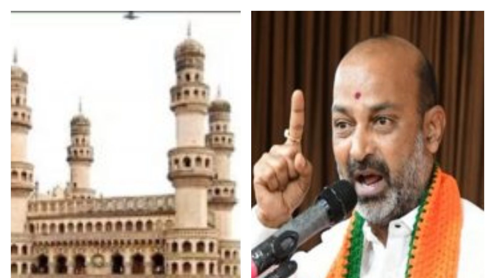 Namaz at Charminar | Bandi sanjay: ‘‘మేం భాగ్యలక్ష్మి ఆలయంలో పూజలు ...