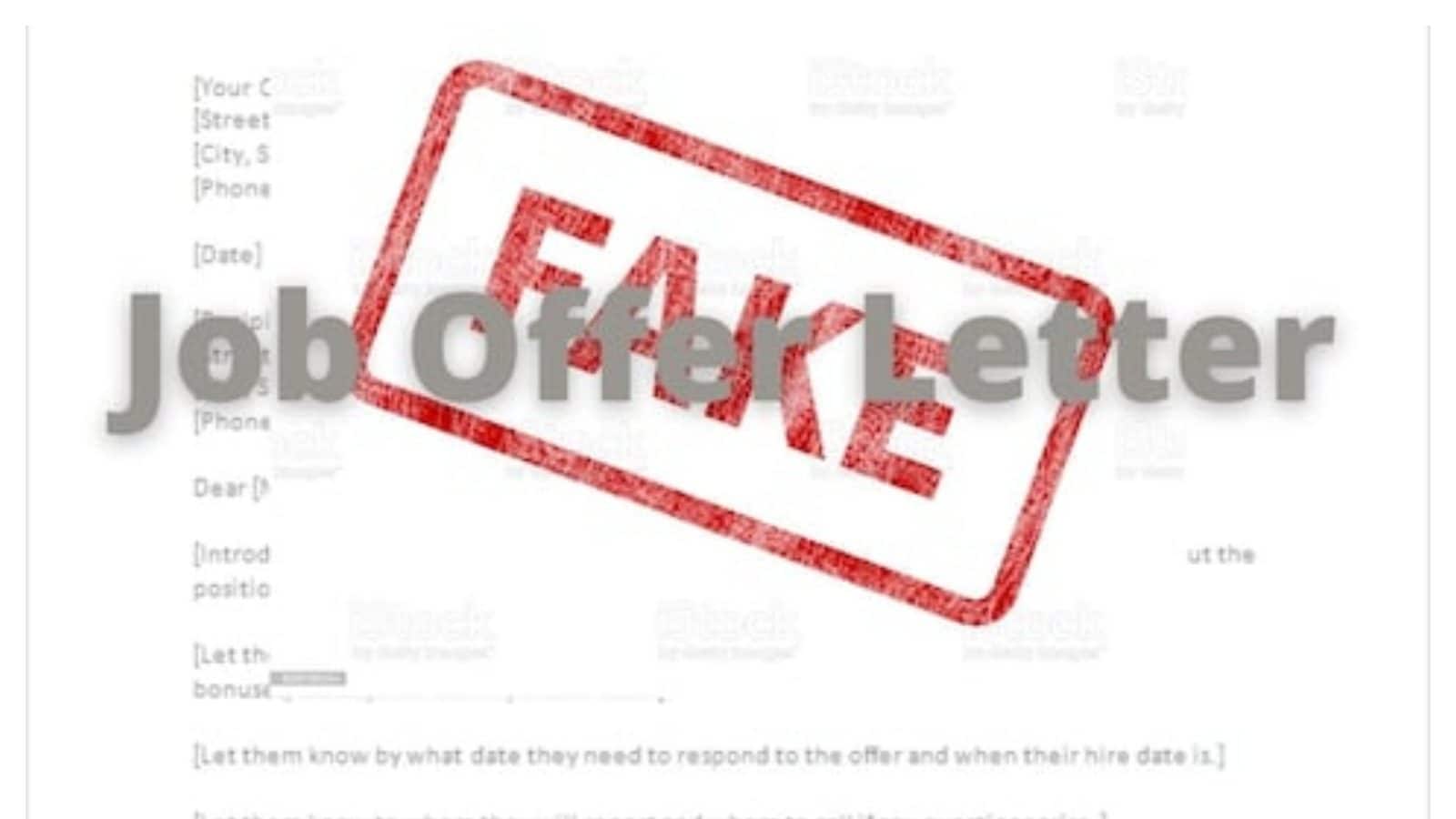 Job Scam: నకిలీ జాబ్‌ ఆఫర్లతో యువతకు వల? ఫేక్‌ జాబ్‌ ఆఫర్లను ...