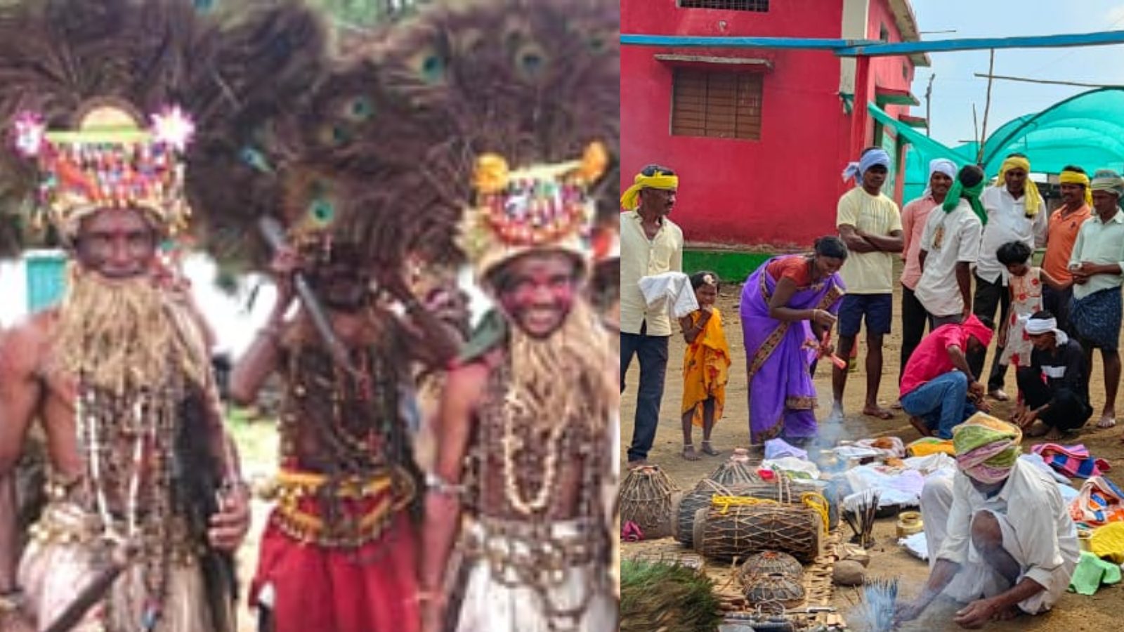 Telangana : ఆదివాసి గిరిజన గూడాల్లో గుస్సాడి డ్యాన్స్‌ .. ఎందుకు ...