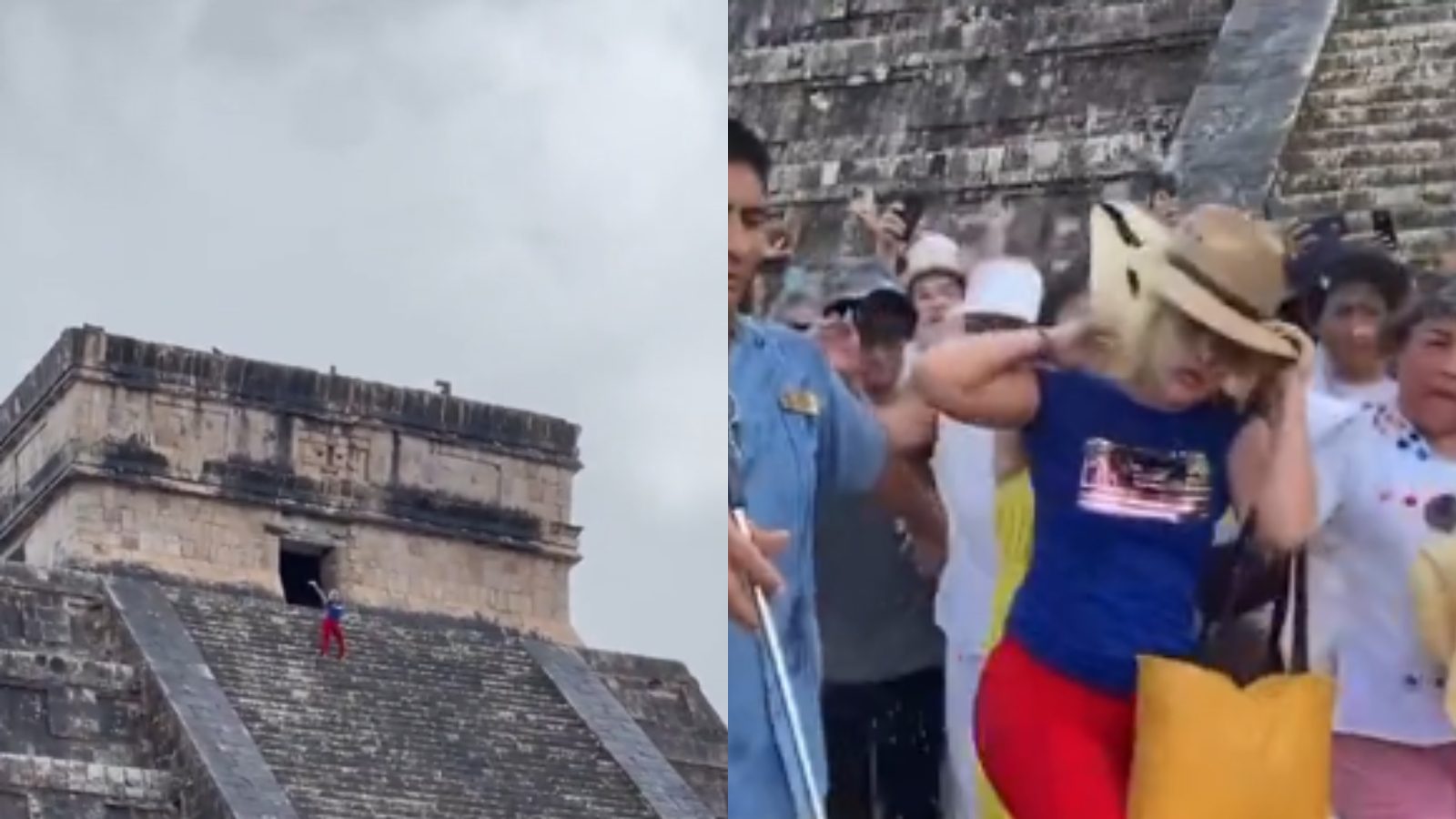 Mayan Pyramid : మయన్ పిరమిడ్ ఎక్కిన మహిళపై దాడి.. వీడియోలు వైరల్ ...