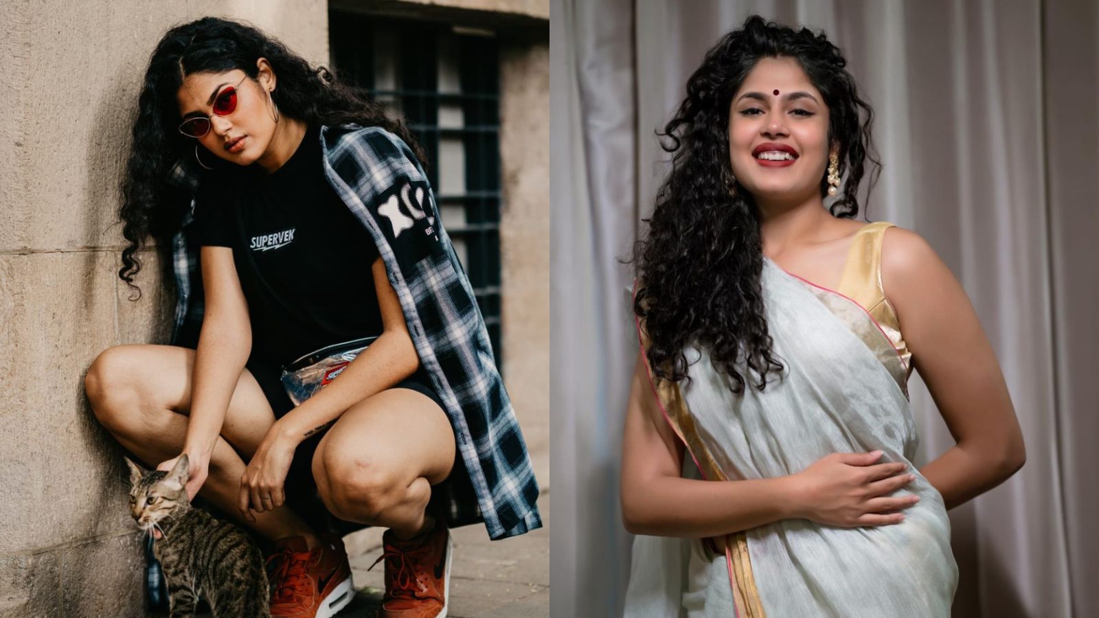 వైట్ శారీ స్లీవ్‌ లెస్‌ బ్లౌజ్‌లో గ్లామర్ క్వీన్‌గా మారిన టాలీవుడ్ నటి ...