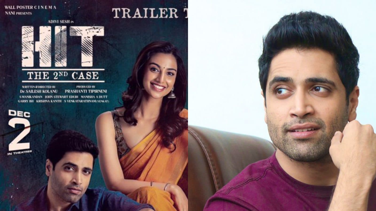 Adivi Sesh - Hit 2: అడివి శేష్ ’హిట్ 2’ టోటల్ థియేటర్స్ కౌంట్.. మొత్తం ఎన్ని స్క్రీన్స్‌ అంటే ...