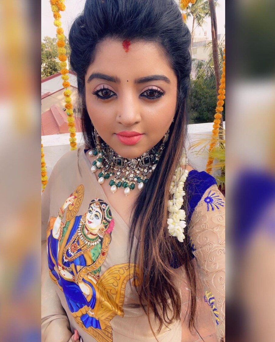 Mahalakshmi Ravindran : పెళ్లి తర్వాత మొదటి పొంగల్.. మహాలక్ష్మి ఖుషీ ...