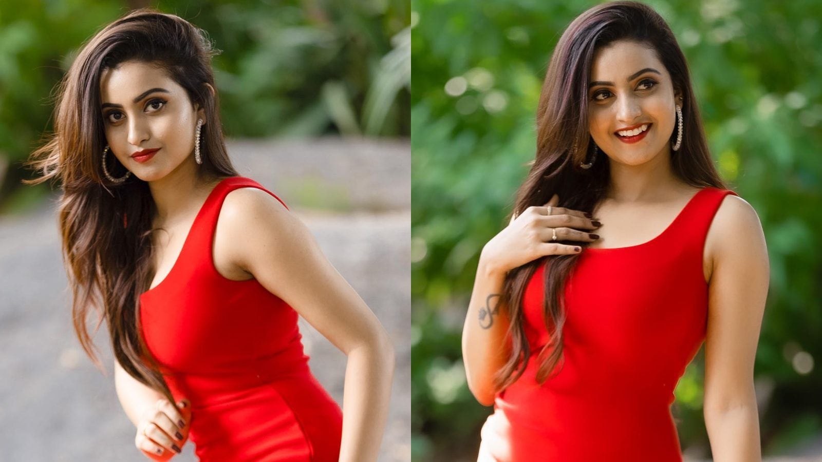 Deepika Pilli : బ్యూటీ ఘోస్ట్ .. రెడ్ డ్రెస్‌లో దీపికా పిల్లి అదరహో ...