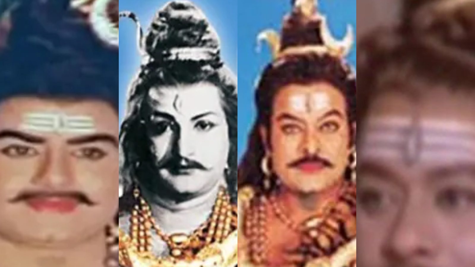 Maha shivaratri - Telugu Heroes as Lord Shiva: ఎన్టీఆర్,కృష్ణంరాజు,చిరు ...