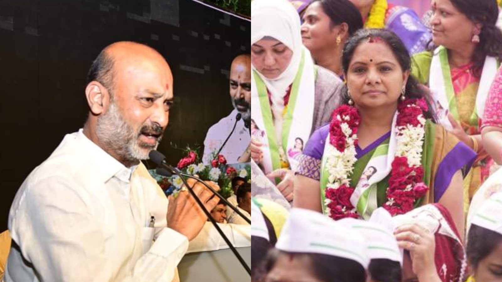 కల్వకుంట్ల కవితపై అనుచిత వ్యాఖ్యలు చేసిన తెలంగాణ బీజేపీ చీఫ్ బండి సంజయ్ ...