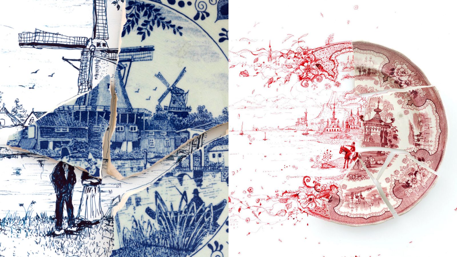 పగిలిన ప్లేట్లే అతనికి ఆర్ట్.. రియలిస్టిక్ పెయింటింగ్స్‌తో ...