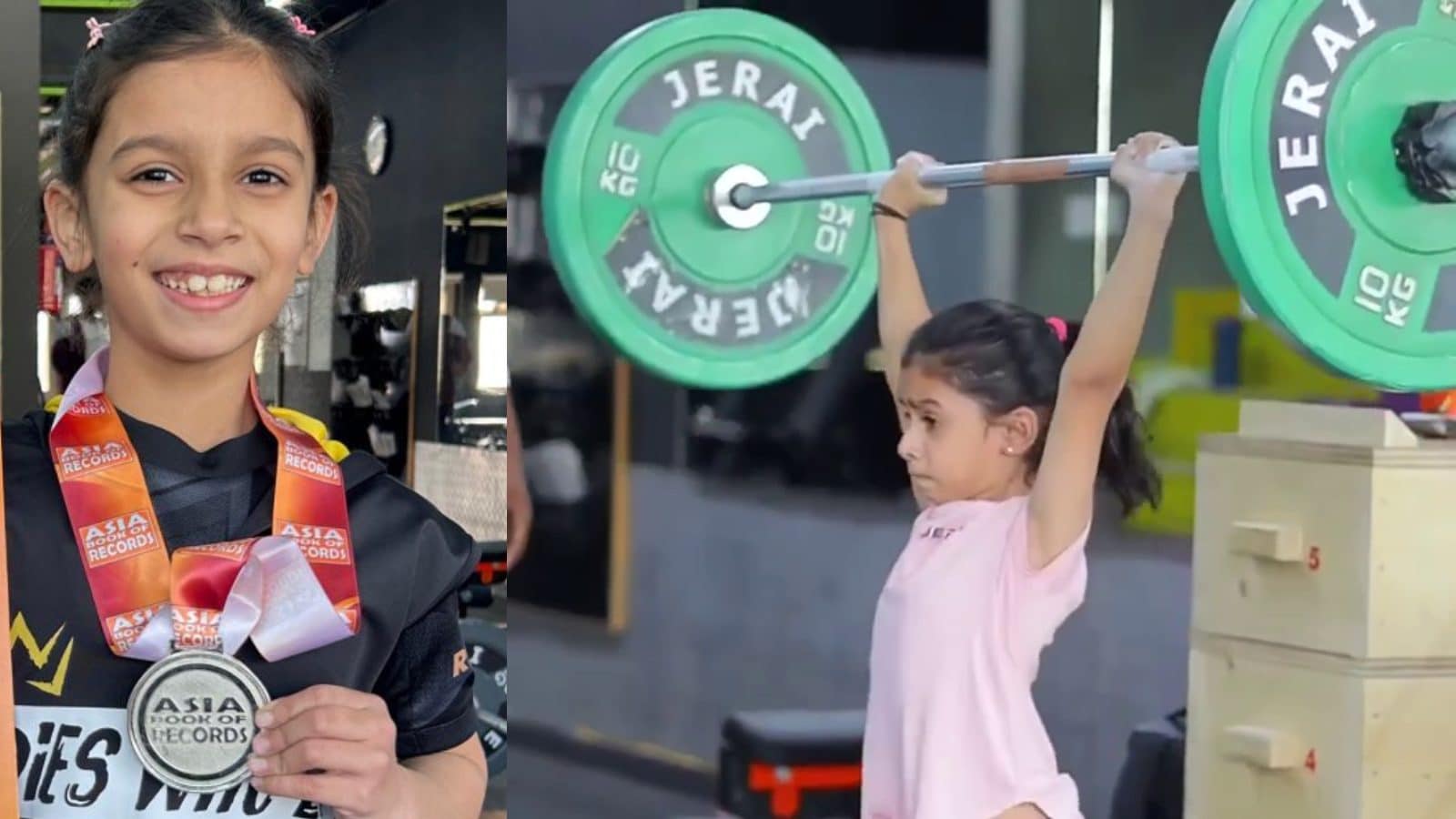 8ఏళ్ల వయసులో 60కిలోల బరువు ఎత్తిన అతి చిన్న వయస్కురాలిగా వెయిట్ లిఫ్టర్‌ అర్షియా గోస్వామి ...