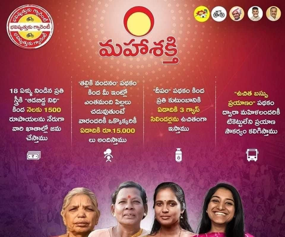 Tdp Manifesto: చంద్రబాబు ప్రకటించిన పథకాలు ఇవే.. టీడీపీ మేనిఫెస్టో ...