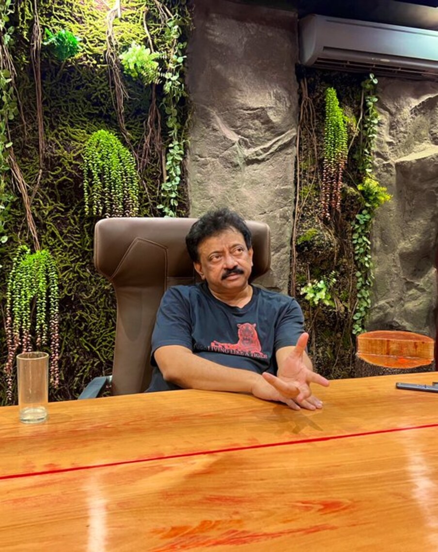 Apsara Rani with Ram gopal Varma in Rgv den photos viral | ఆర్జీవీ డెన్ ...