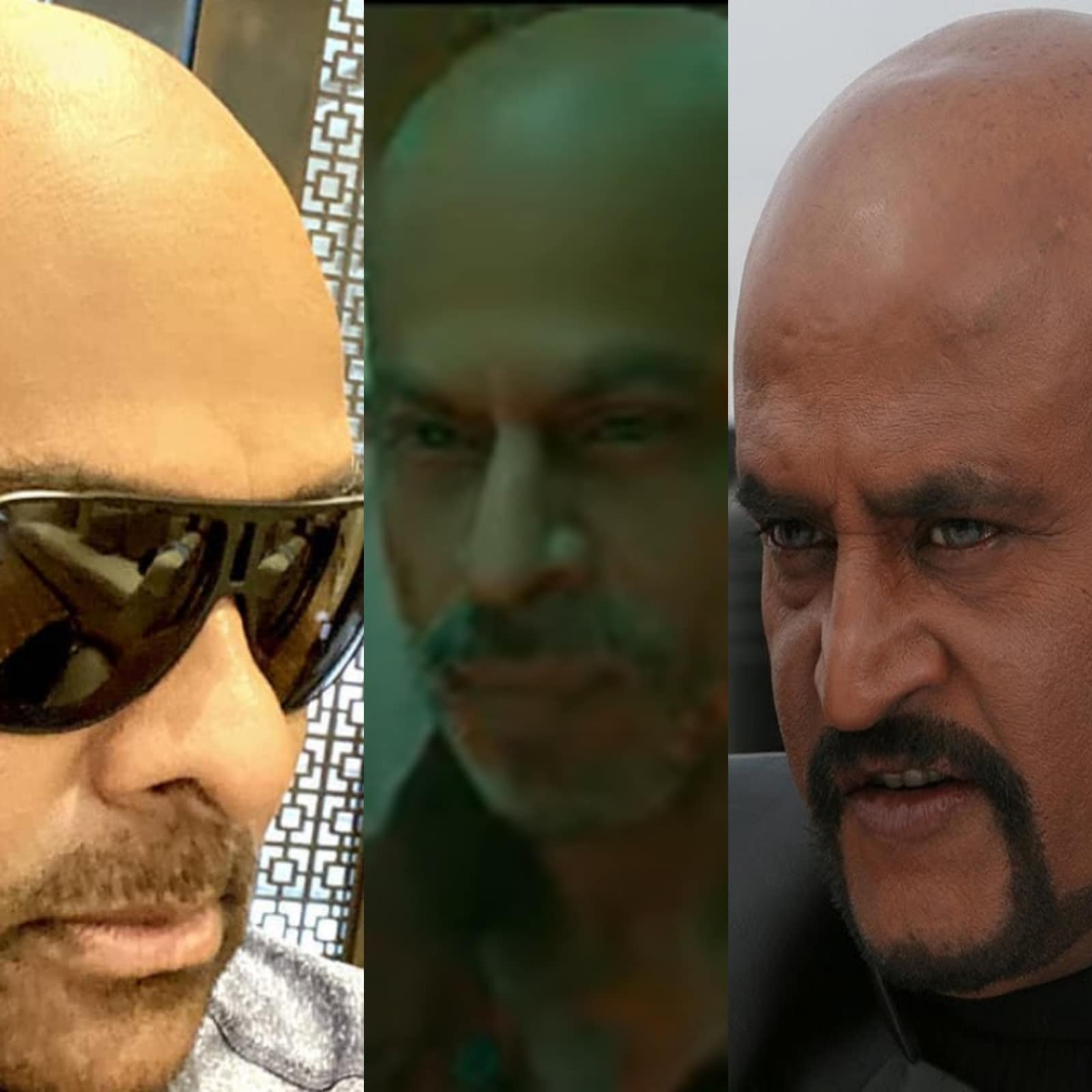 Heroes Bald Head: చిరంజీవి టూ షారుఖ్ వయా రజినీ.. గుండూ బాస్‌గా మారిన ...