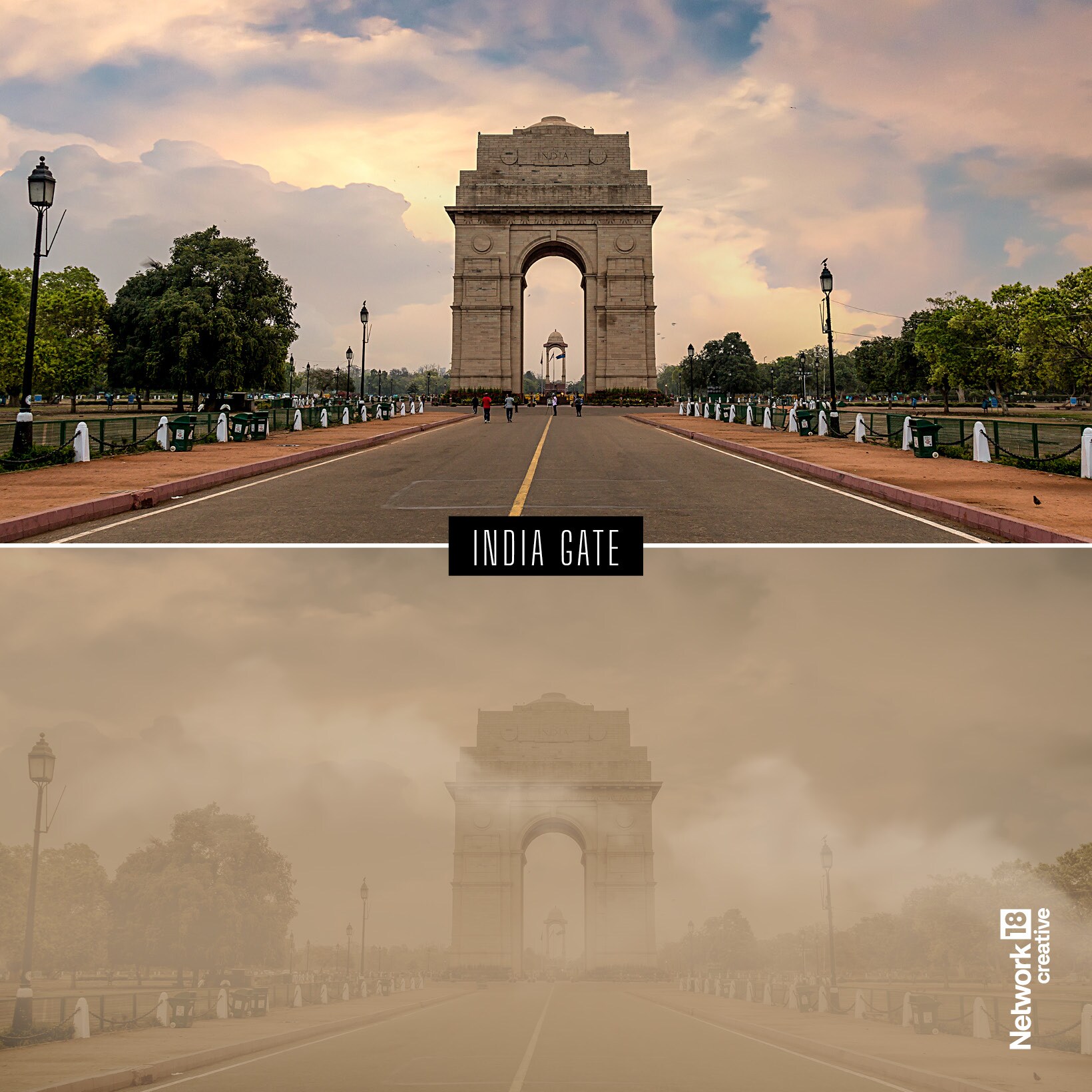 Delhi Pollution: వామ్మో గాలి కాలుష్యం.. కట్టడాలపై కమ్మేస్తున్న పొగ ...