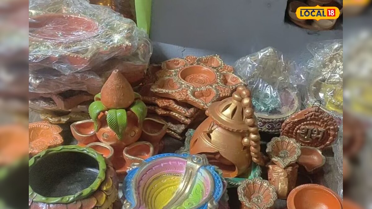 మార్కెట్లో ఆకర్షనీయమైన మట్టి ప్రమిదలు! | Deepavali special matti ...