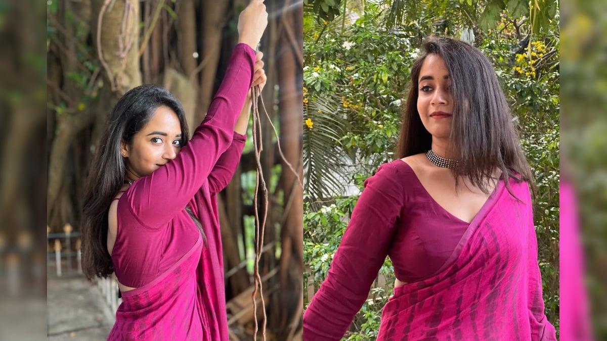 బిగ్‌బాస్ బ్యూటీ దీప్తి సునైనా శారీలో బోల్డ్ ఫోటోషూట్|bigg boss beauty ...