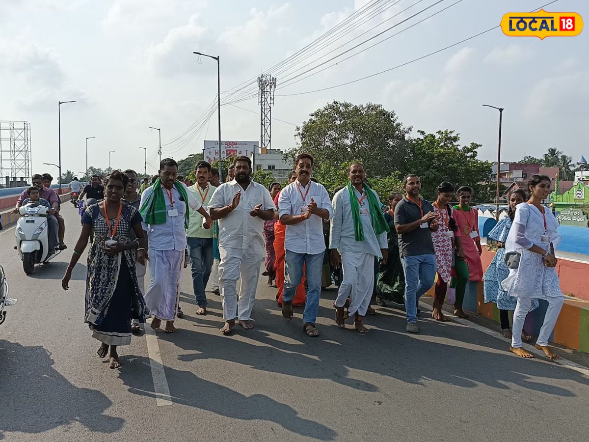 చిన్న షిరిడి క్షేత్రానికి సాయి భక్తుల పాదయాత్ర | Sai Devotees padayatra ...