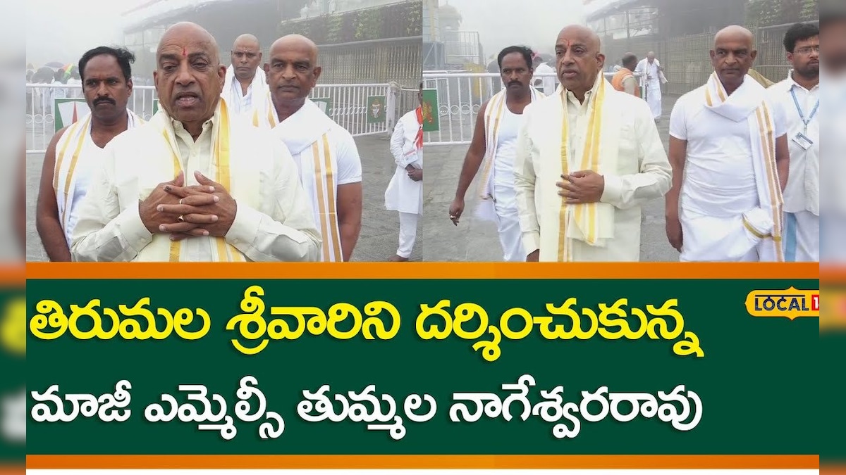 Tummala Nageswara rao visits Tirumala Temple