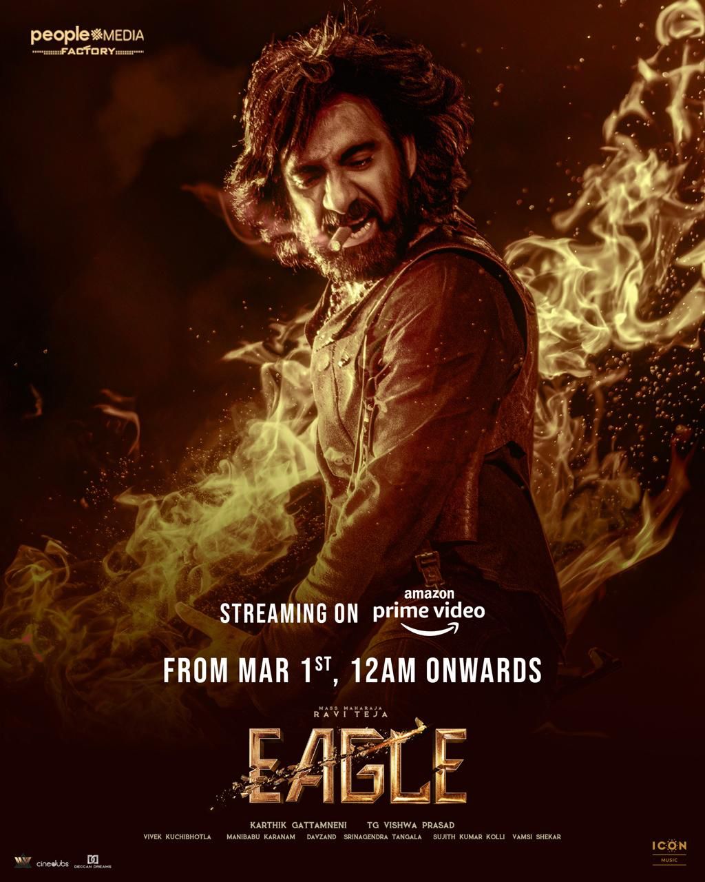 Eagle Movie : ప్రముఖ ఓటీటీల్లో రవితేజ ఈగల్.. మరికొన్ని గంటల్లో ...
