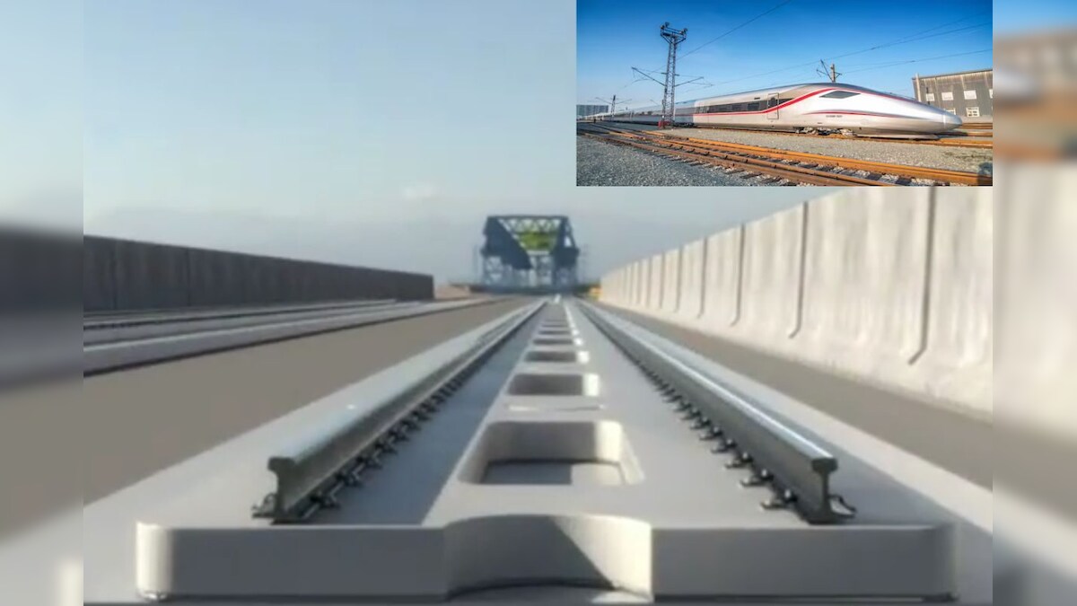 Bullet train track: భారత్ లో బుల్లెట్ రైలు పట్టాలు ఇవిగో..వీడియో విడుదల ...